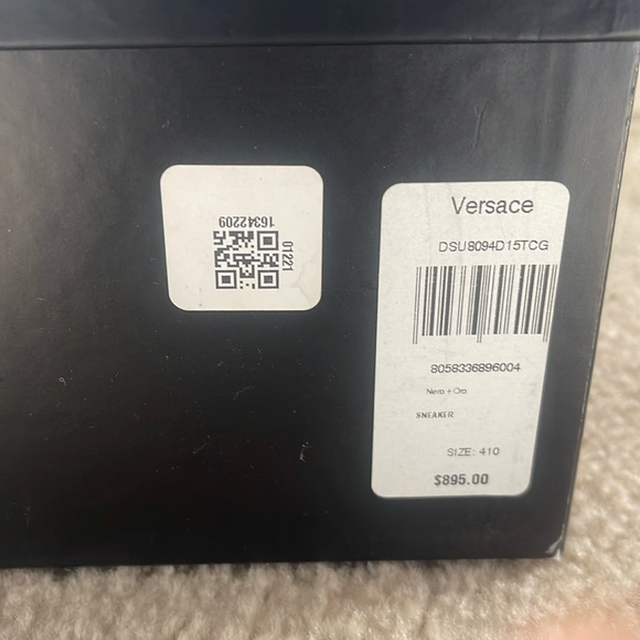 Versace | Shoes | Versace Men Sneakers Size 4equivalent To Size 8 Red ...